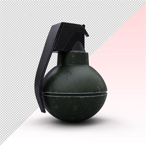 Premium Psd Hand Grenade Isolated