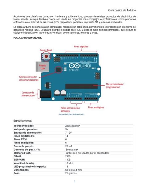 arduino guia basica descargar gratis pdf arduino microcontrolador