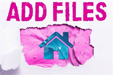 Conceptual Display Add Files Business Idea To Put More Information To A Certain Personthingor