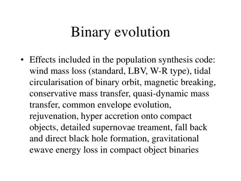 Ppt Constraining Binary Evolution With Gravitational Wave