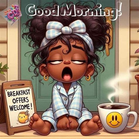 Good Morning Character Images Good Morning Cartoon Art Good Morning