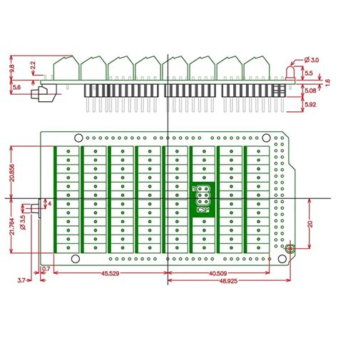 Electronics Salon Screw Terminal Block Breakout Module For Arduino