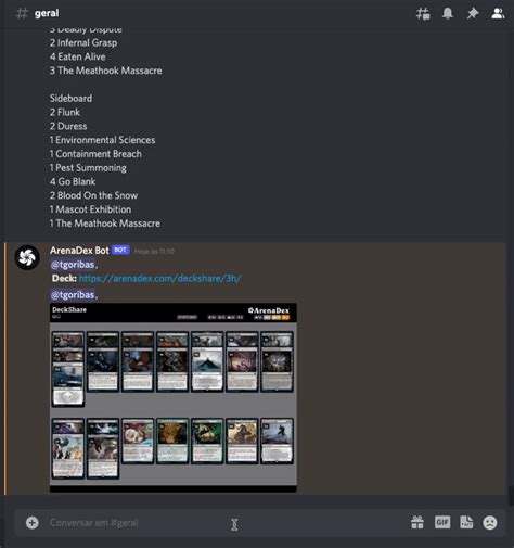 Discordbot Nodejs Magicthegathering Tiago Dos Santos Ribas