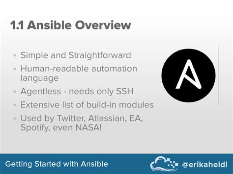 Getting Started With Ansible Speaker Deck