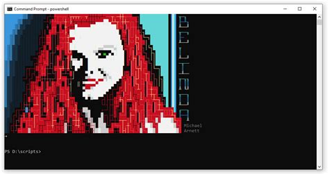 Display Original Ibm Pc Codepage 437 Ascii Art In Powershell 51