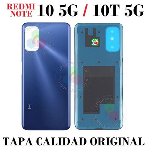 Xiaomi Redmi Note G Note T G Tapa Trasera Azul