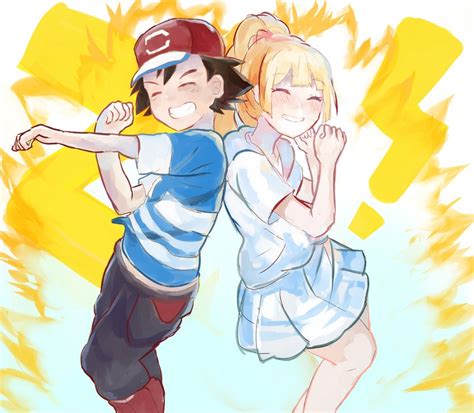 Lillie And Ash Ketchum Pokemon And More Drawn By Kuriyama Danbooru