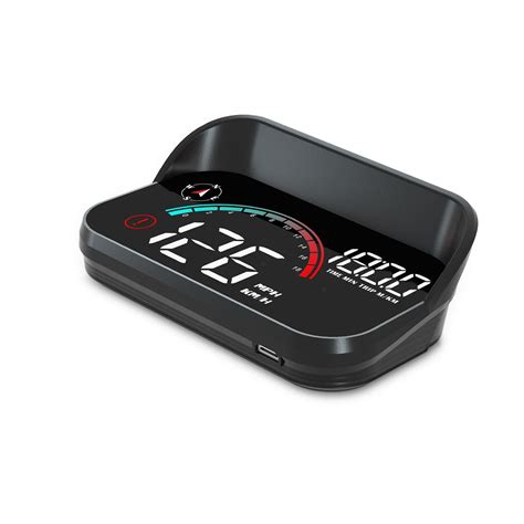 Azijyv Windshield Speedometer Projector Digital Gps Speedometer With Speed Overspeed， Heads Up