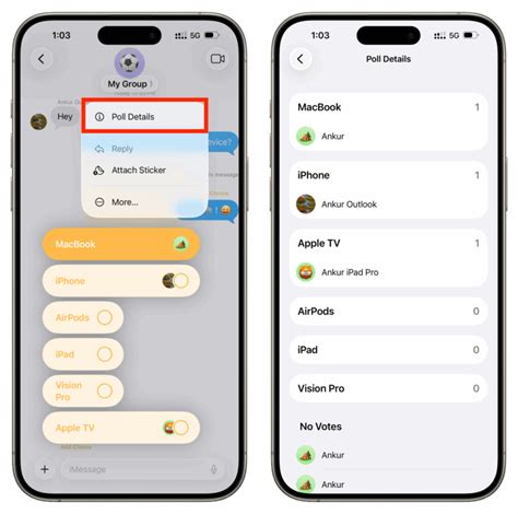 IOS How To Use Polls In Messages On IPhone IPad Mac