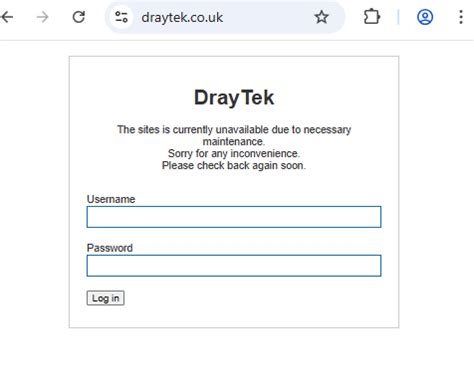 Draytek Firmware Hardware