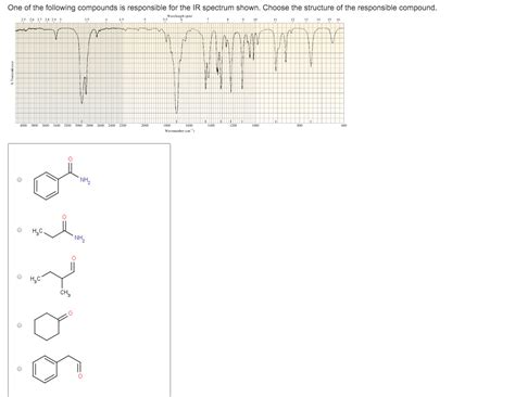Solved One Of The Following Compounds Is Responsible For The