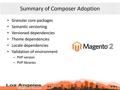 Magento 2 Composer For Extensions Distribution Ppt