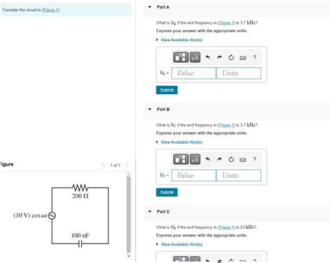 Solved V Consider The Circuit In Figure Part A What Is Chegg