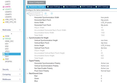 Issue About Dma2d Transfer In A Rgb Lcd Project Stmicroelectronics