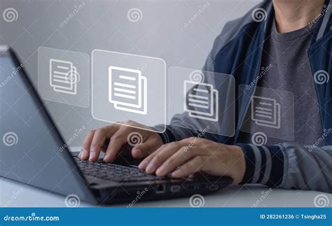 Online Documentation Database And Document Management System Concept