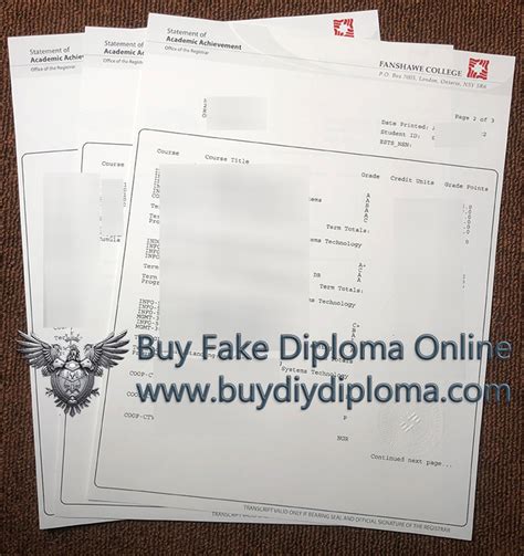 Top Tips Of Order A Fanshawe College Diploma And Transcript