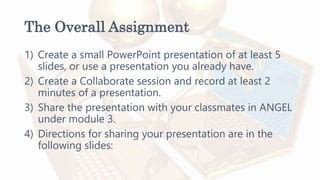 Instructions For Module 3 Assignment PPTX