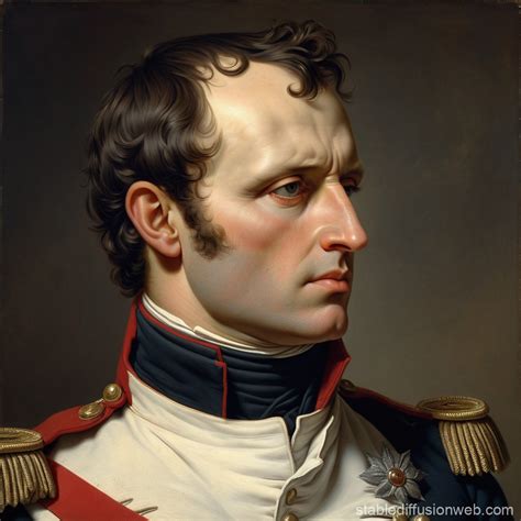 Realistic Side Profile Of Napoleon Bonaparte Stable Diffusion Online