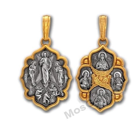 Подвеска Ксения золотая - купить, фото, цена - Ювелирная мастерская MosGold