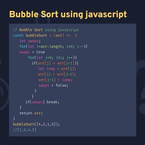 bubble sort in java script pdf technology and computing
