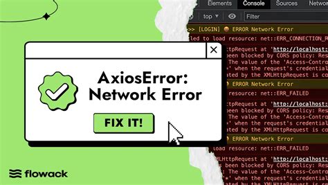 Axioserror Network Error How To Solve It Flowack Practical