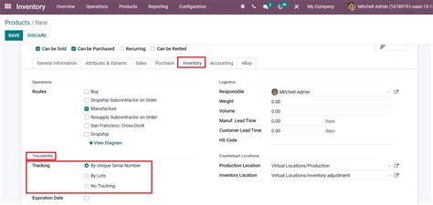 How To Track Products In Odoo Inventory