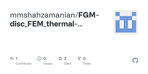 fgm disc fem thermal analysis matlab code at main · mmshahzamanian fgm
