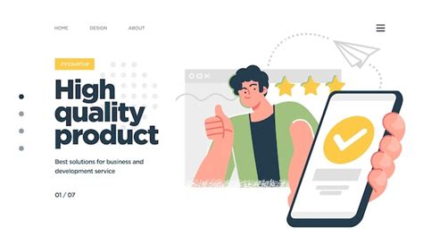 Premium Vector Landing Page Template Of Developing Computer Software