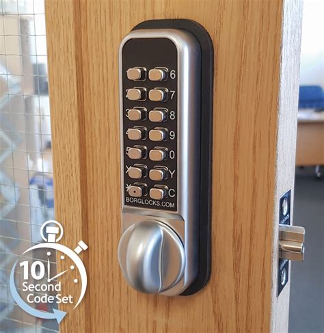 BL2901 ECP Tubular Latch Anti Ligature ECP Keypad Inside Paddle Handle With Holdback Borg