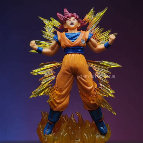 Goku Super Saiyan God Action Figure 24cms Dragon Ball Z