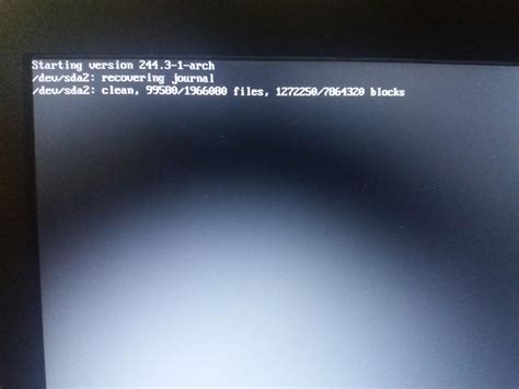 Just Installed Arch And On First Bootup I Get This Please Help R Archlinux