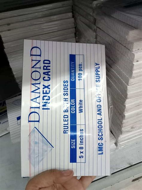 Index Card 1pack 100 Lazada Ph