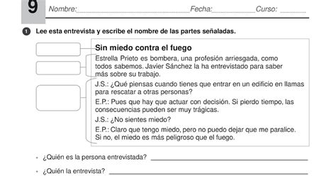 Lenguaje Y MatemÁticas 4º Ep Pasamonte Repaso Tema 9