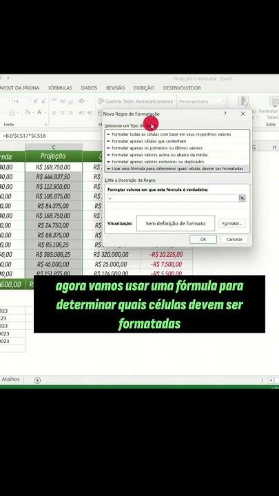 Formatação Condicional Com Célula Exceltutorial Excelelevado