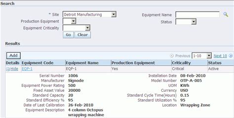 Oracle Manufacturing Operations Center Implementation Guide
