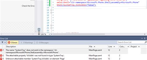 system tray in xaml windows phone 8 stack overflow