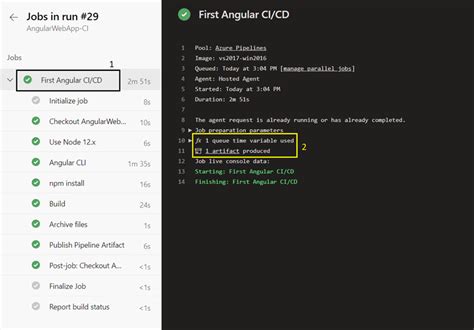 Create Build Pipeline For Angular App And Download Artifacts Using