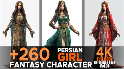 Artstation 260 Persian Girl Fantasy Character Vol01 Artworks