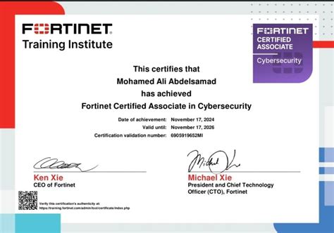 Mohamed Ali Ismail On Linkedin Cybersecurity Fortinet Fca Fortigate Networksecurity Nti…