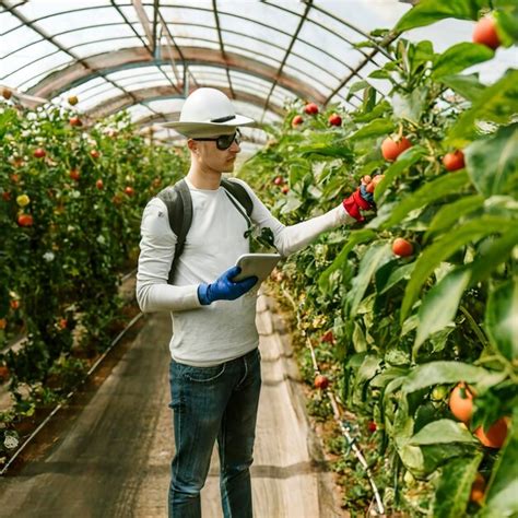 Premium Photo Artificial Intelligence Pollinate Of Fruits And Vegetables With Robot