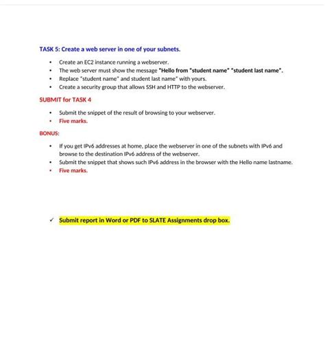 tele33324 assignments a3 and a4 subnetting on cloud