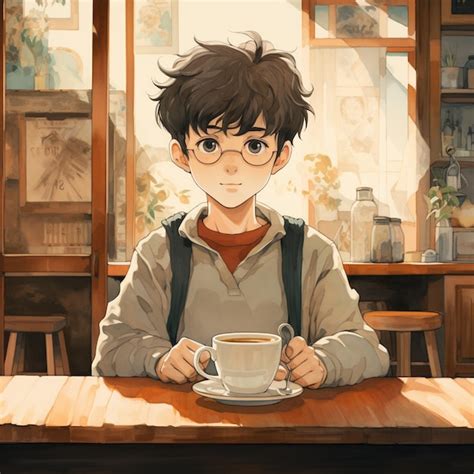 Premium Ai Image Introvert Person