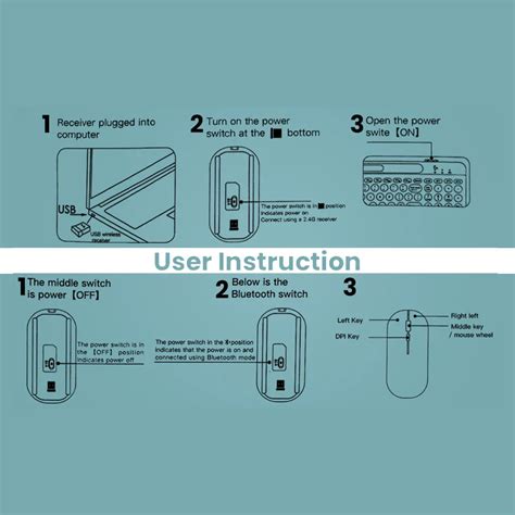Wireless Multi Device Keyboard And Mouse Combo Priczone