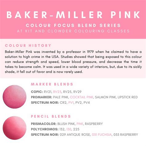 03 Baker Miller Pink Color Focus Colori Matita