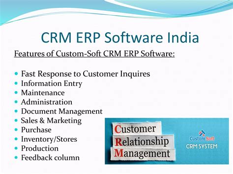 Crm Erp Software India Ppt