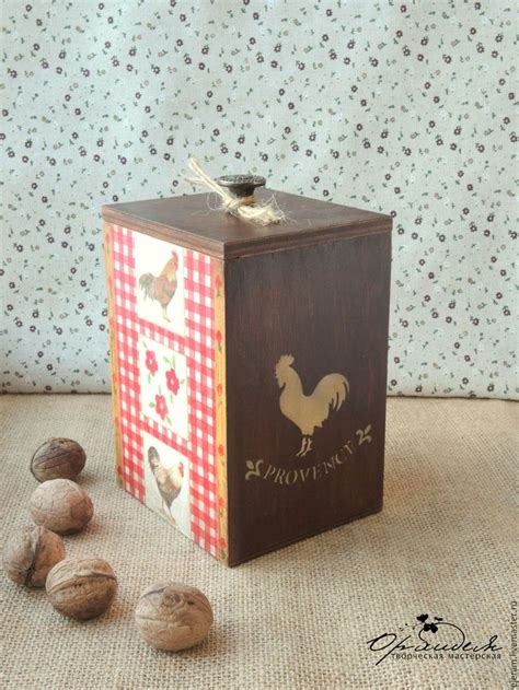 Короб Прованский петушок в интернет магазине на Ярмарке Мастеров Банки Санкт Петербург