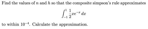 Solved Find The Values Of N And H So That The Composite