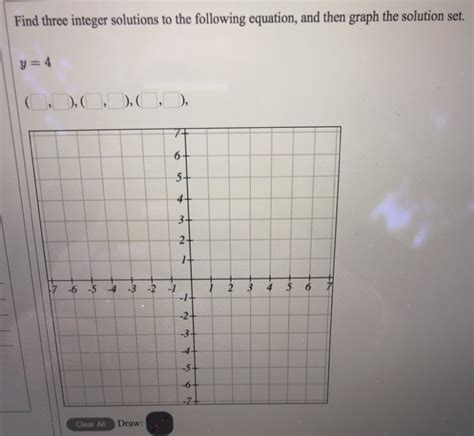 Solved Find Three Integer Solutions To The Following