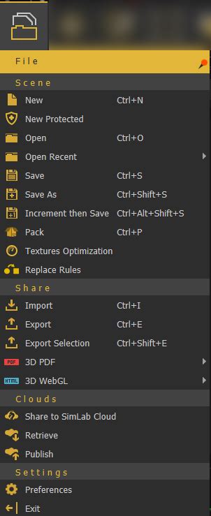 File Menu Simlab Help