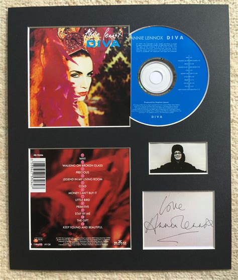 Annie Lennox Signed Autographed Diva Album Display Ebay